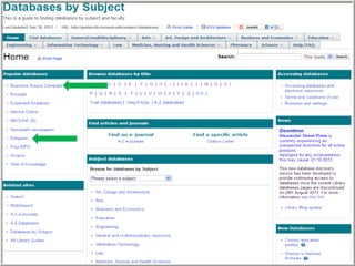 Module 5: Finding databases at Monash University Library | PPSX
