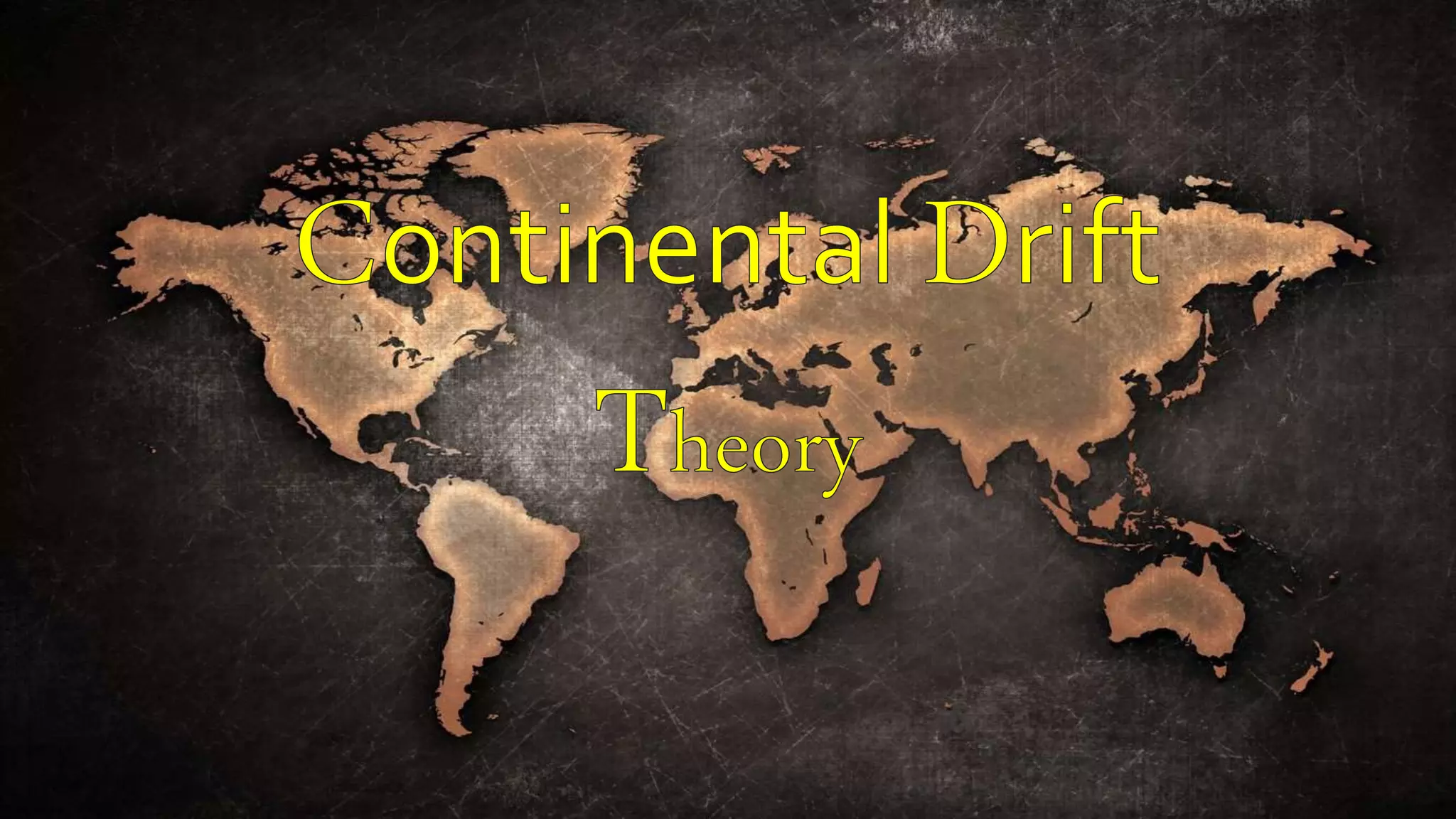 Continental Drift theory suitable for online class | PPT