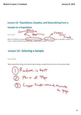 Module 5 lesson 11 | PDF