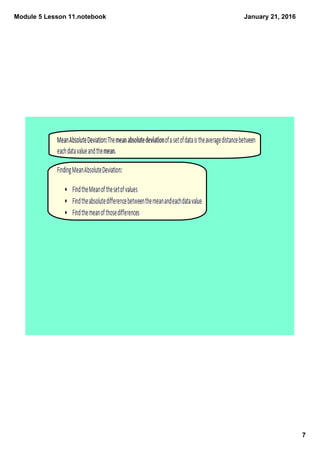 Module 5 lesson 11 | PDF