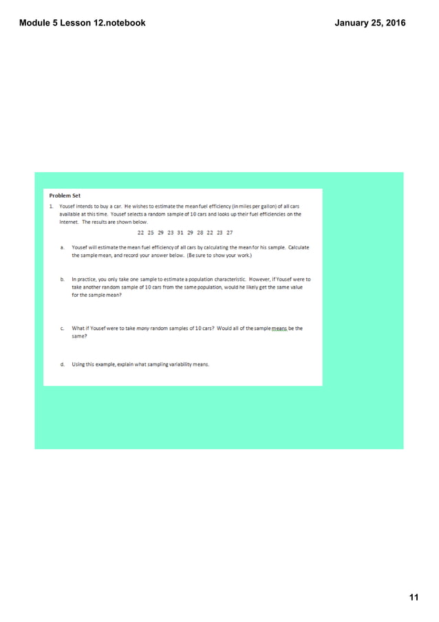 Module 5 lesson 12 | PDF