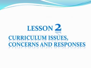 Module 5 lesson 2 curriculum | PPTX