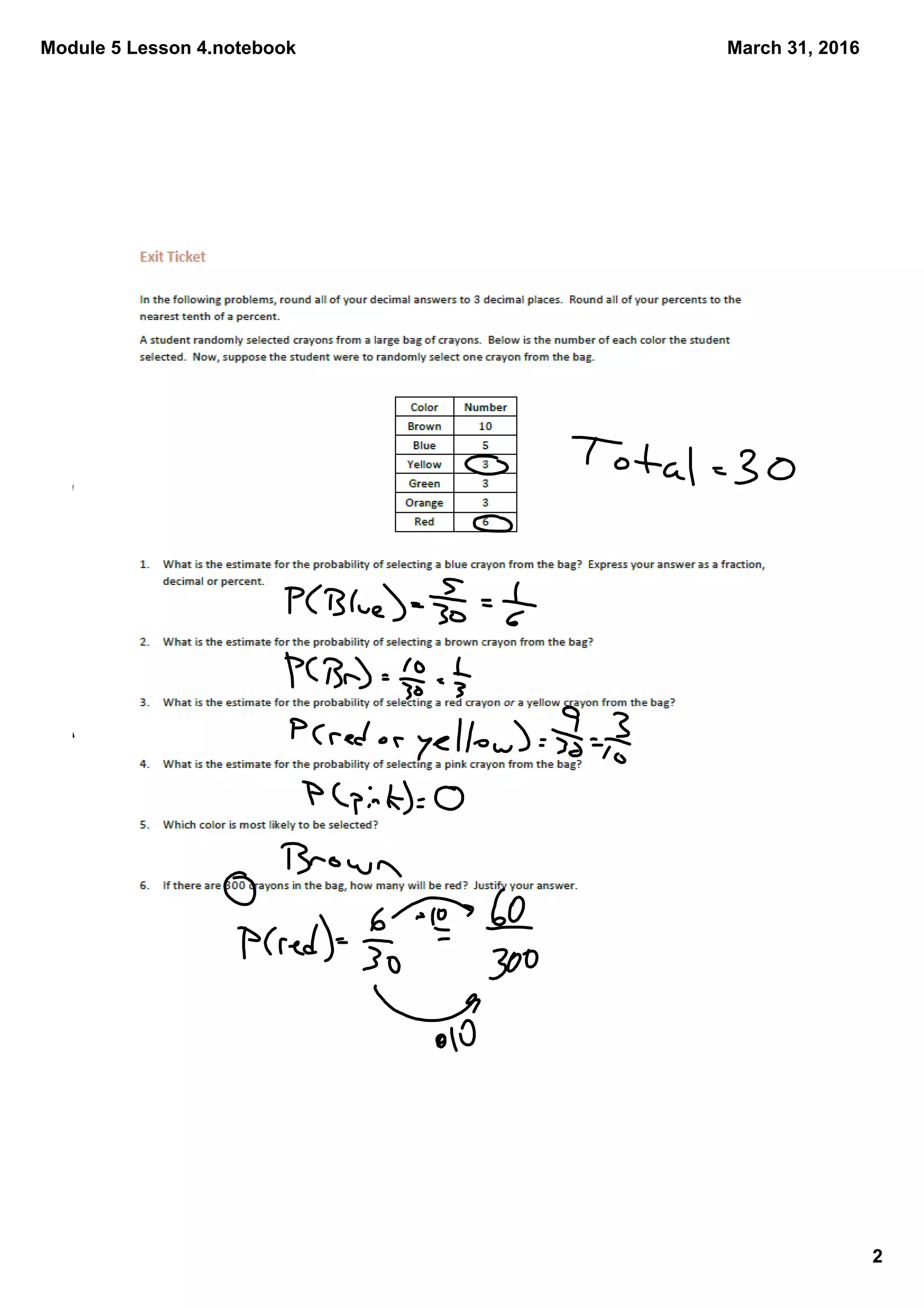 Module 5 lesson 4 | PDF