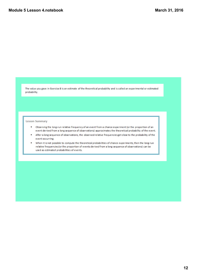 Module 5 lesson 4 | PDF