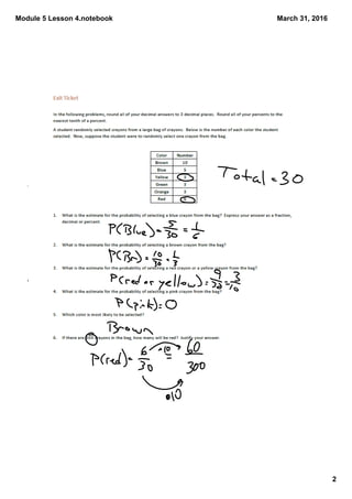 Module 5 lesson 4 | PDF