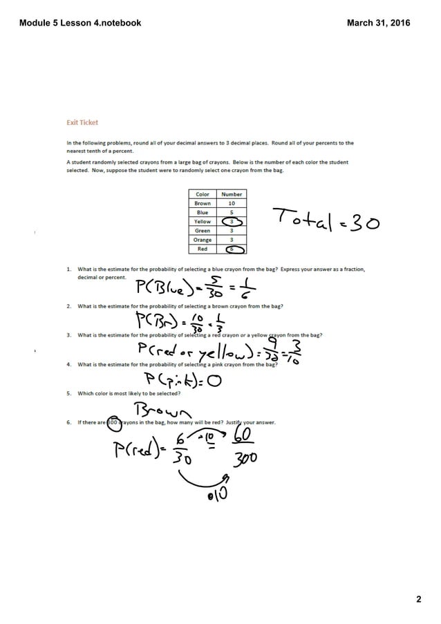 Module 5 lesson 4 | PDF