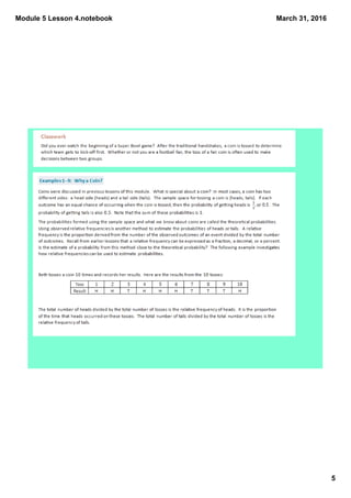 Module 5 lesson 4 | PDF