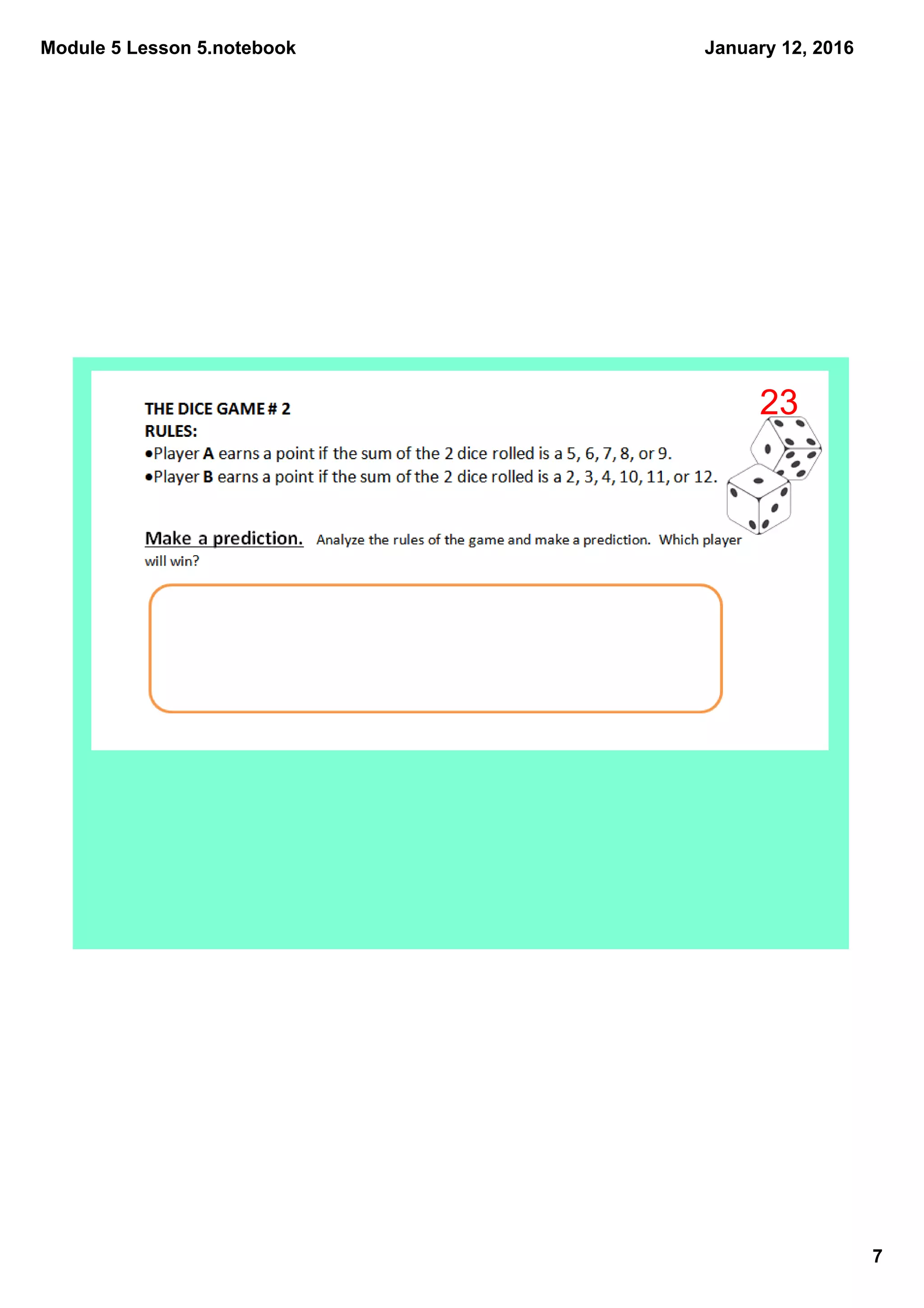 Module 5 lesson 5 | PDF