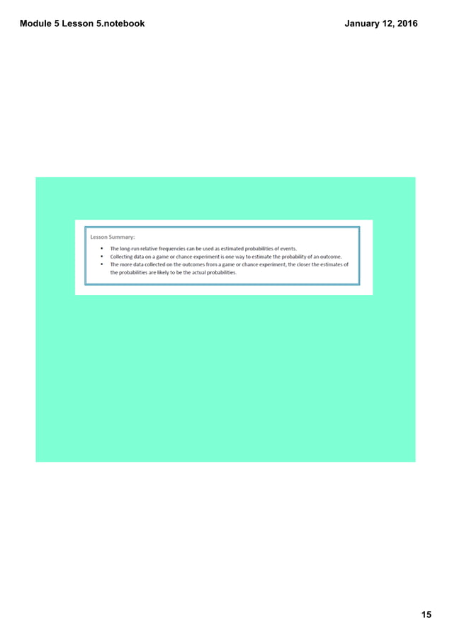 Module 5 lesson 5 | PDF