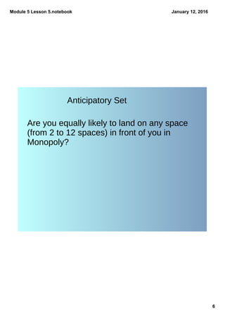 Module 5 lesson 5 | PDF