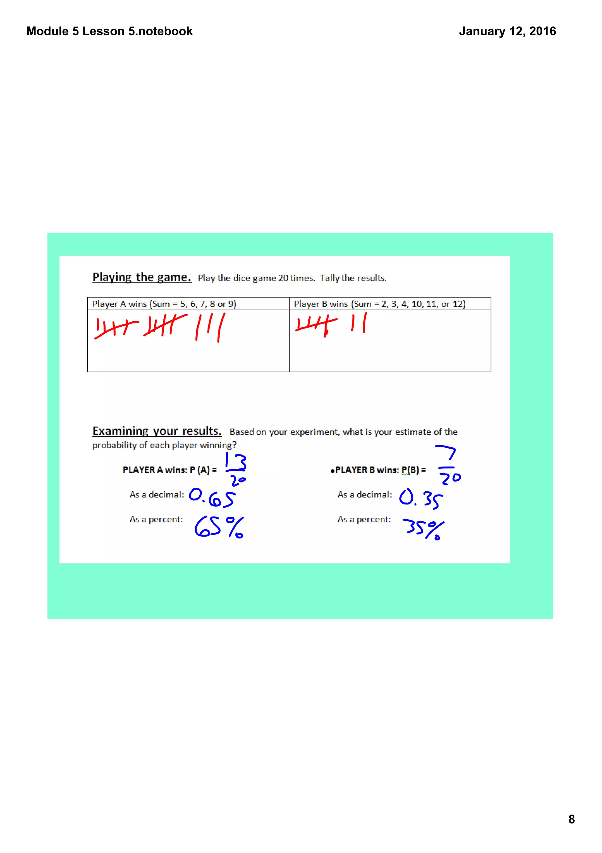 Module 5 lesson 5 | PDF
