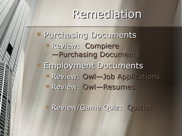 Module 5 lesson 5 remediation | PPT