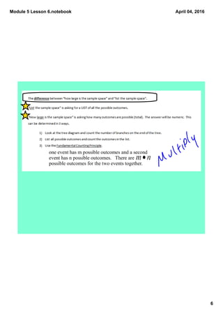 Module 5 lesson 6 | PDF