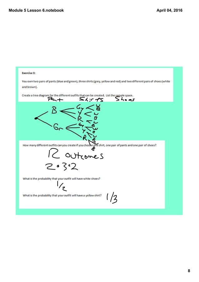 Module 5 lesson 6 | PDF | Homework and Study | Education