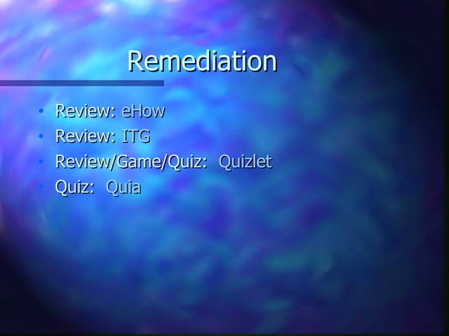 Module 5 lesson 6 remediation | PPT