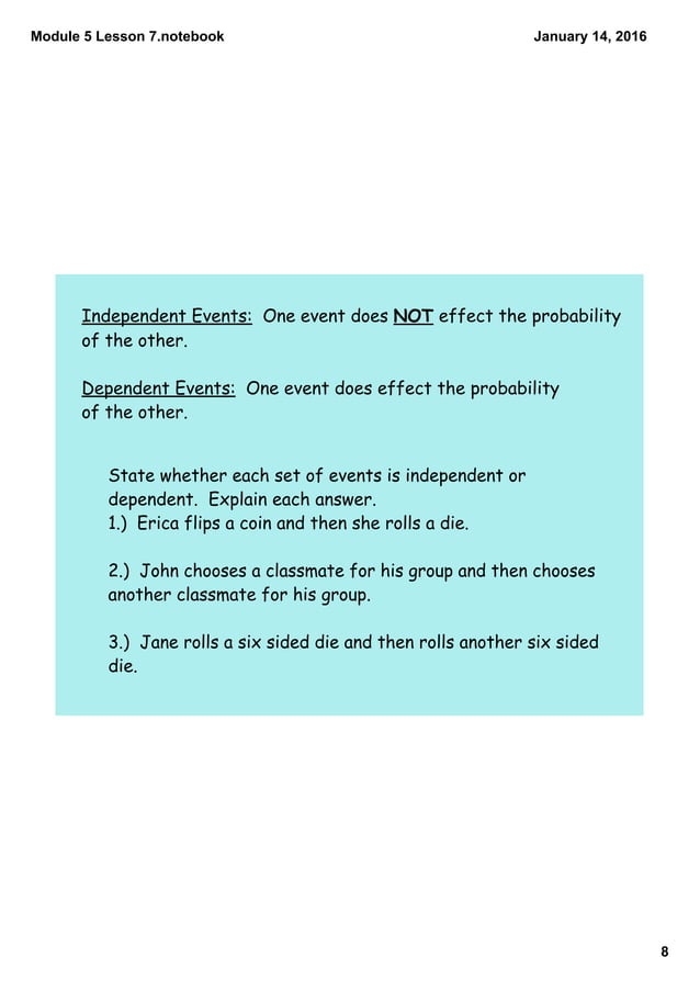 Module 5 lesson 7 | PDF