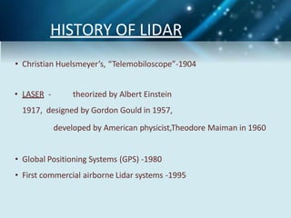 LIDAR- Modern techniques in Surveying.pptx