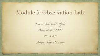 Module 5 Observation Lab - Completed.pdf