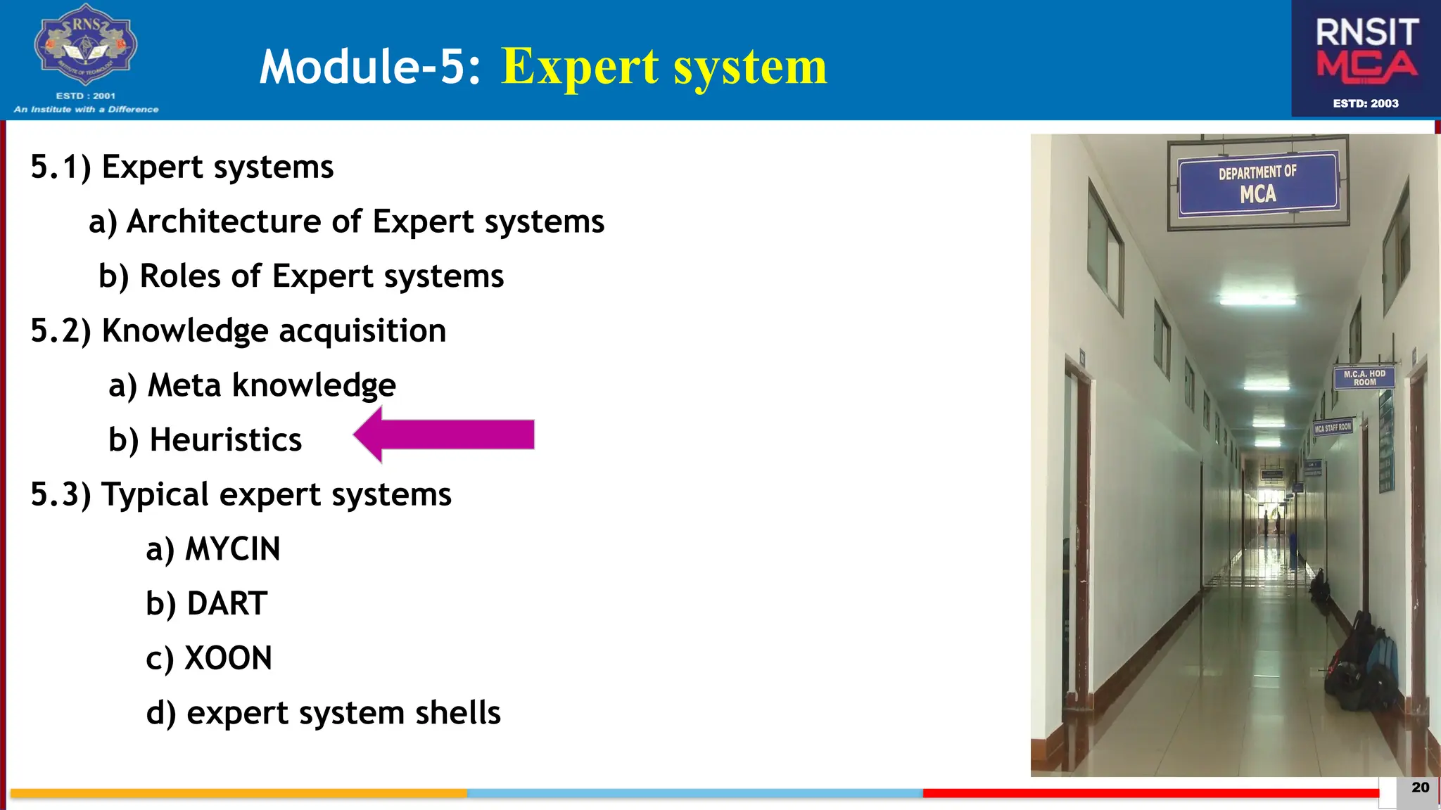 Expert system, Architecture of Expert systems, Roles of Expert systems ...