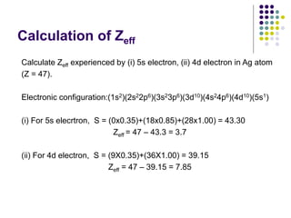 MODULE 5 Periodic Properties by ishita sanyal | PPT