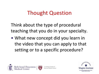 Module 5 Presentation - Teaching Procedural Skills | PPT