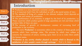 Production and Cost | PDF