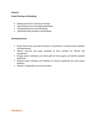 Module 5 Project Planning and Scheduling.docx
