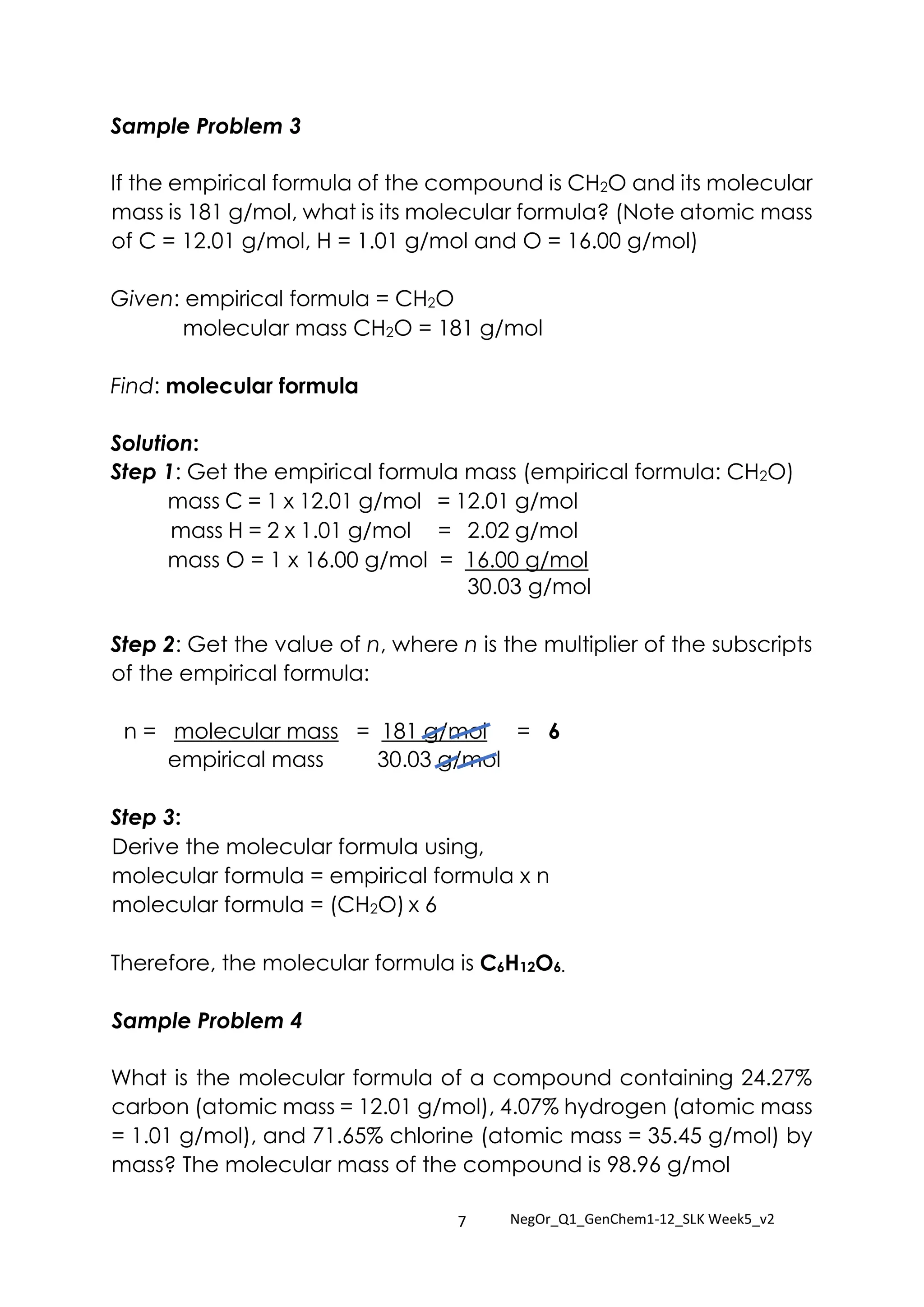 Module 5 Q1 Gen Chem I v.2.pdf. Senior HS | PDF