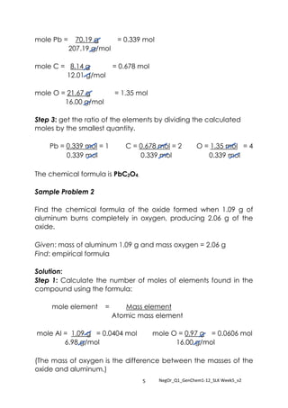 Module 5 Q1 Gen Chem I v.2.pdf. Senior HS | PDF