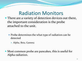 Module 5 radiation detection, american fork fire rescue | PPTX