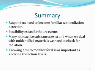 Module 5 radiation detection, american fork fire rescue | PPT