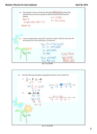 Module 5 review for test answer key | PDF