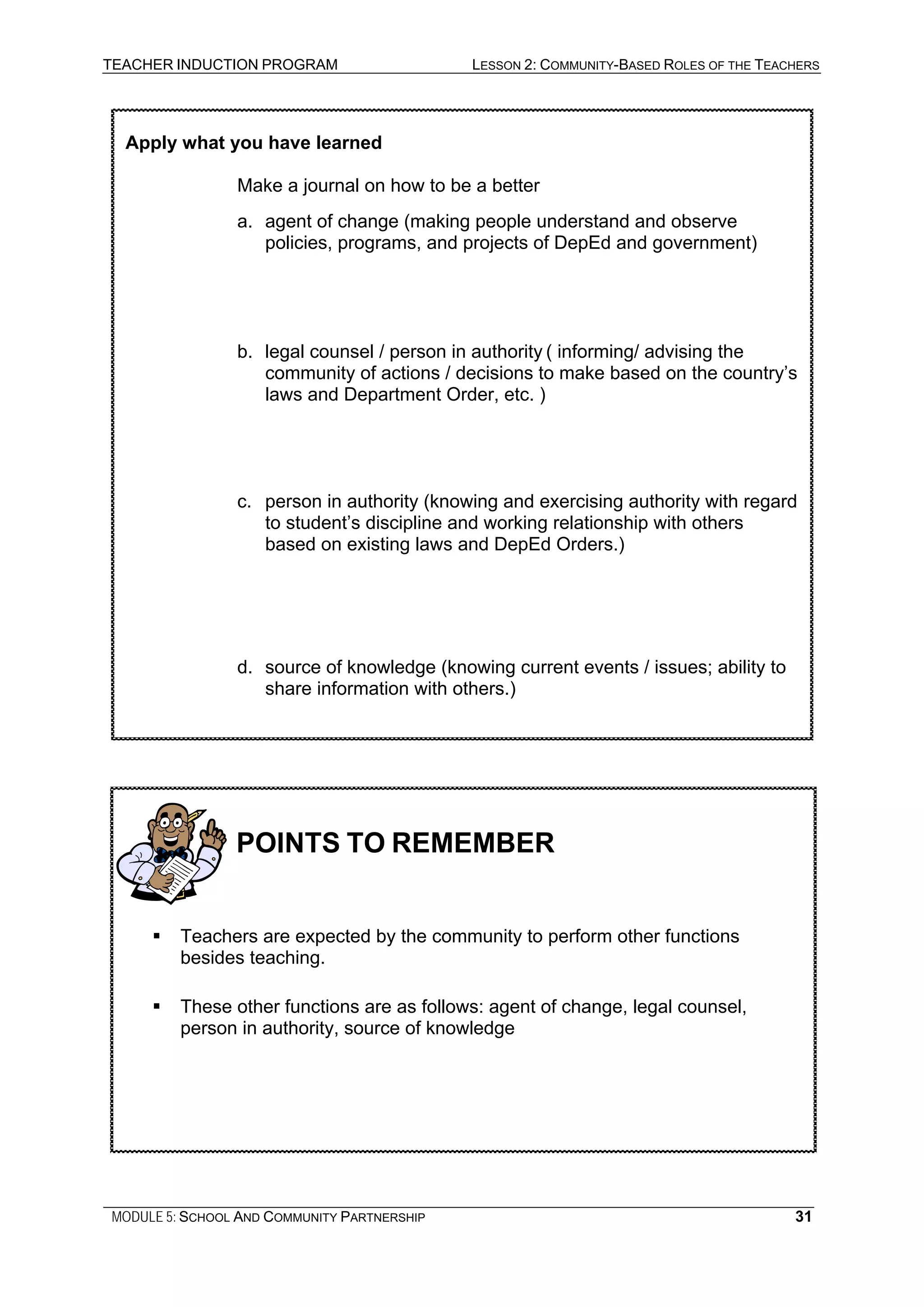 Module 5 school and community partnership | PDF