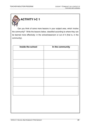 Module 5 school and community partnership | PDF