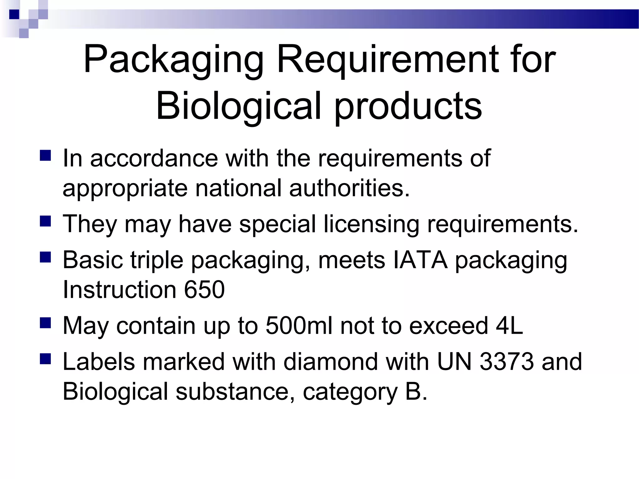 Module 5 shipping & transportation of inf materials 21 1-2018 | PPT