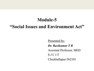 Module 5 Social Issues and Environment.ppt