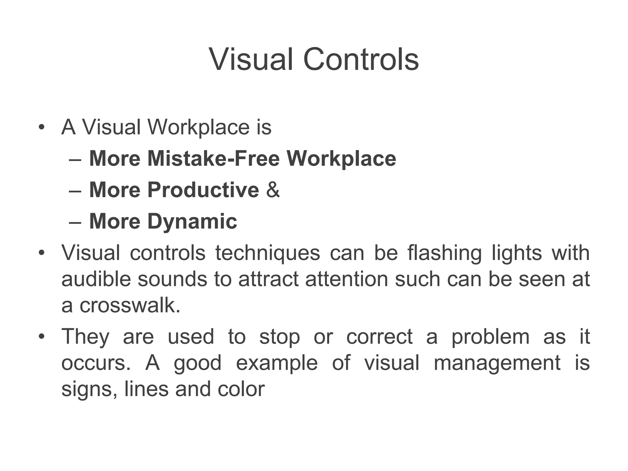 Workplace management : 5S / Visual Control | PDF