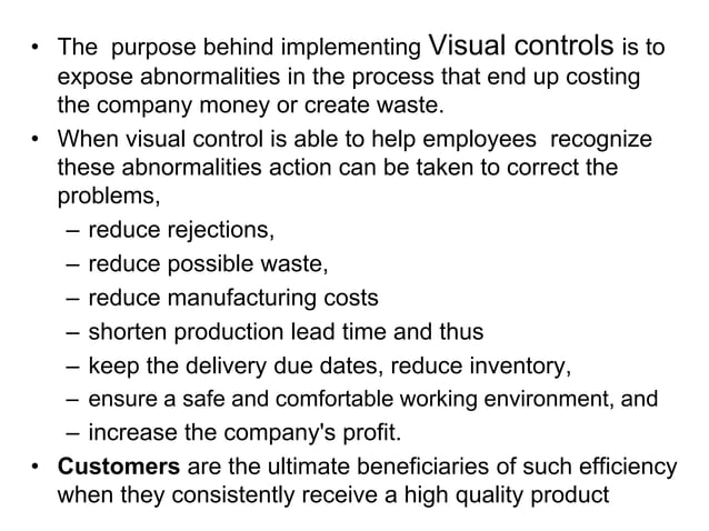5S Visual Control 7QC tools | PDF | Business Accounting & Finance ...