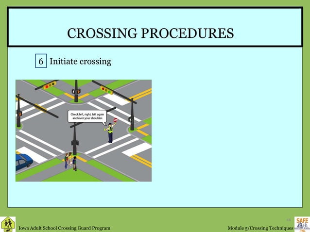 Crossing Guard Training Module 5 Techniques | PPT