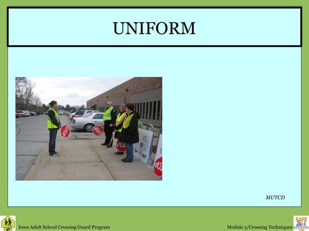 Crossing Guard Training Module 5 Techniques | PPT