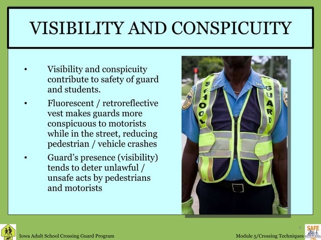 Crossing Guard Training Module 5 Techniques | PPT