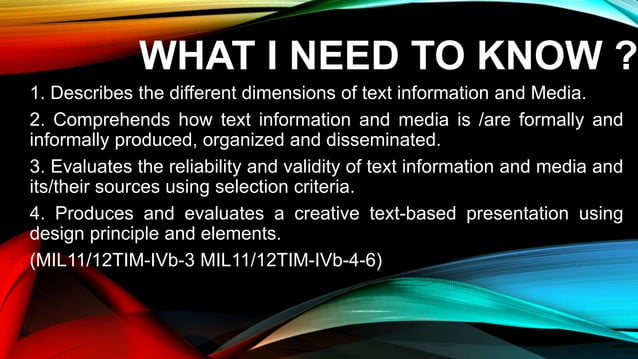 media and information literacy module five | PPTX