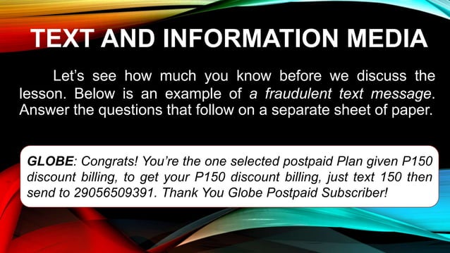 media and information literacy module five | PPTX