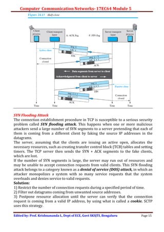 Computer Communication Networks- TRANSPORT LAYER PROTOCOLS | PDF