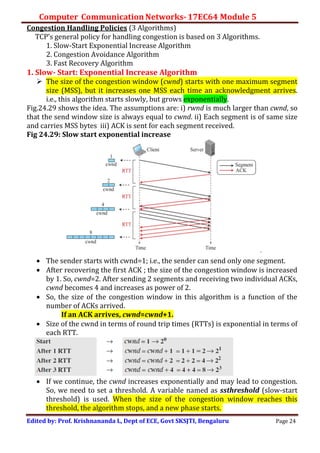 Computer Communication Networks- TRANSPORT LAYER PROTOCOLS | PDF