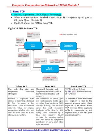 Computer Communication Networks- TRANSPORT LAYER PROTOCOLS | PDF