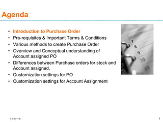 Account assignment in SAP Materials management Module | PPT