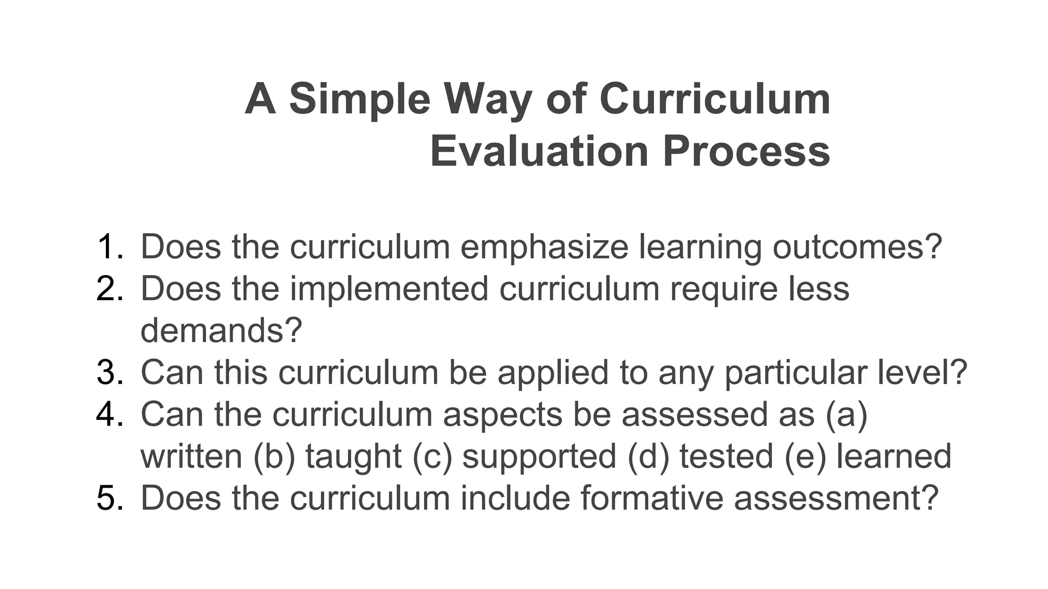 Module 5 What, Why, and How to Evaluate a Curriculum.pptx