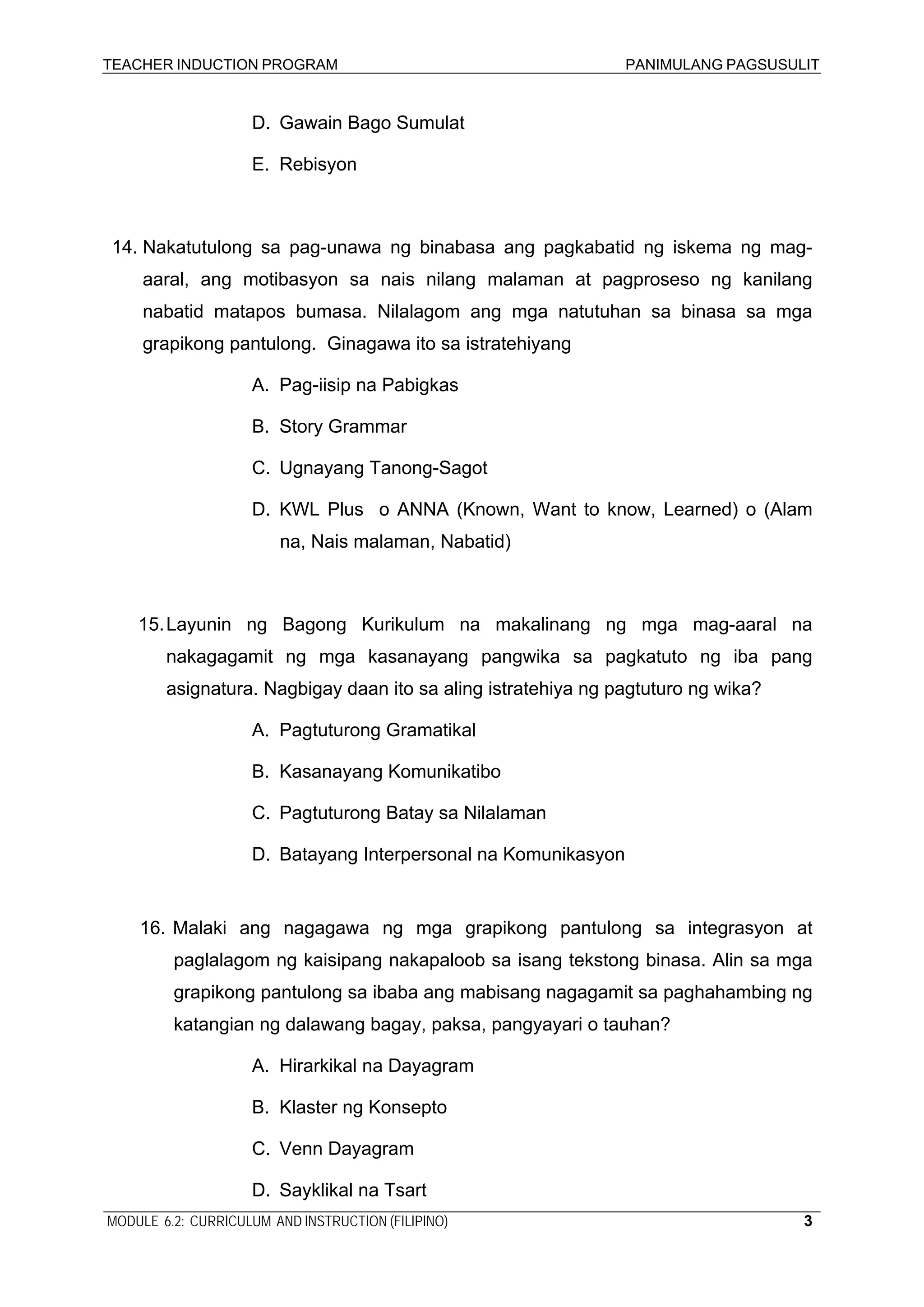 Module 6.2 filipino | PDF