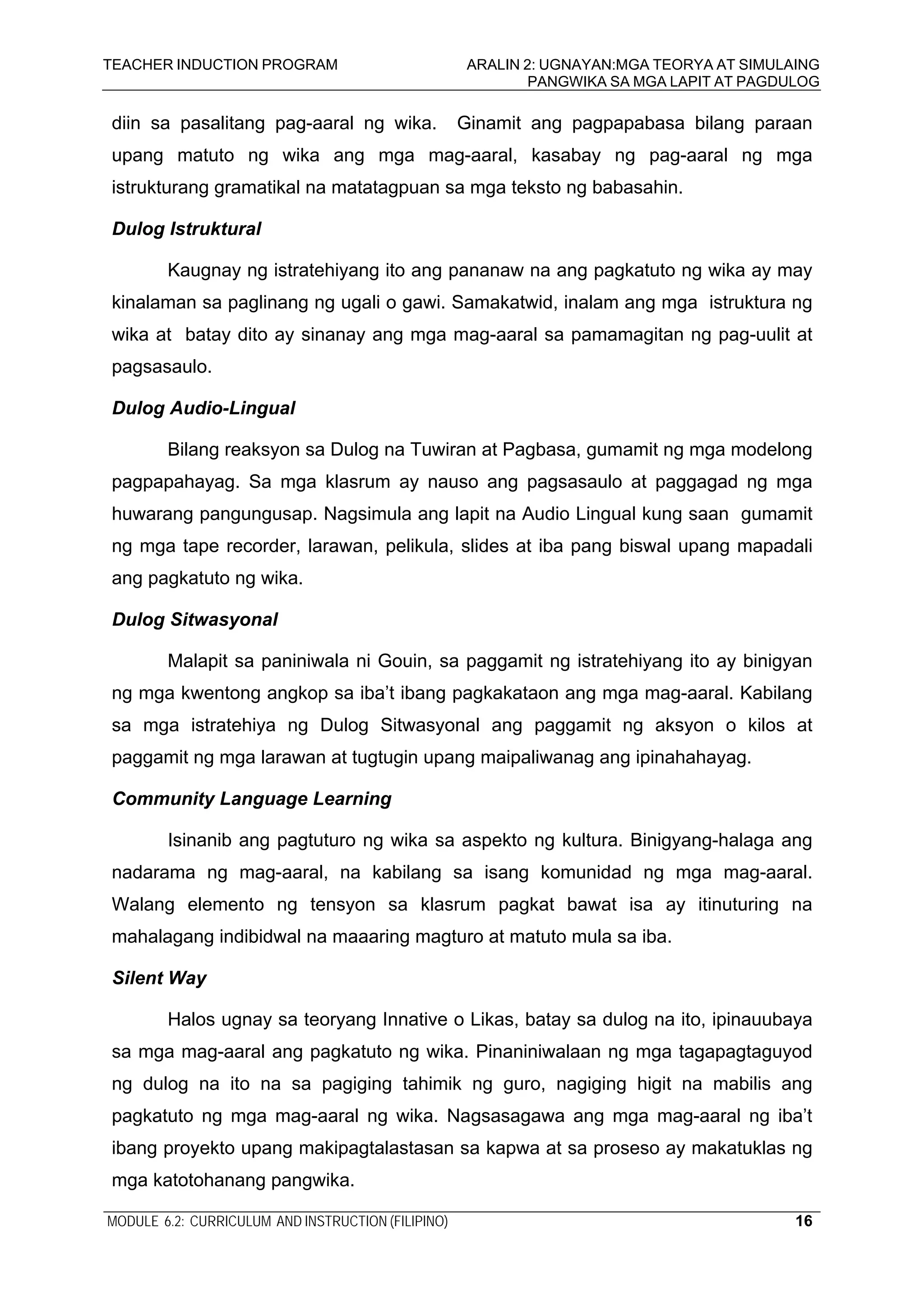 Module 6.2 filipino | PDF